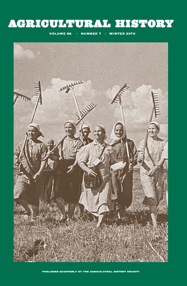 Agricultural History 88 (2014), 1 — European Rural History Organisation